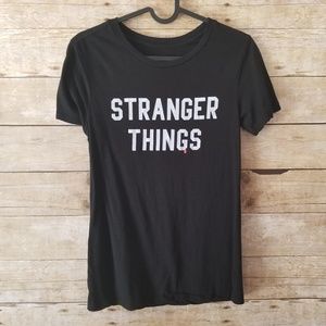 Stranger Things | Tops | Stranger Things Fitted Graphic T Shirt Xs ...